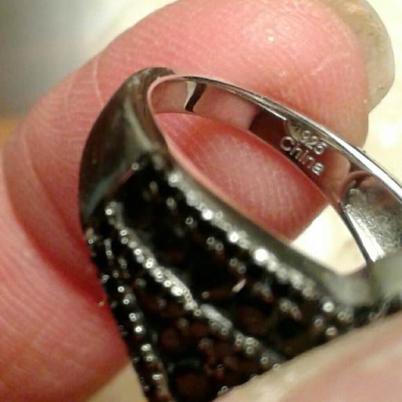 JTV | Jewelry | 925 Black Spinel Ring | Poshmark